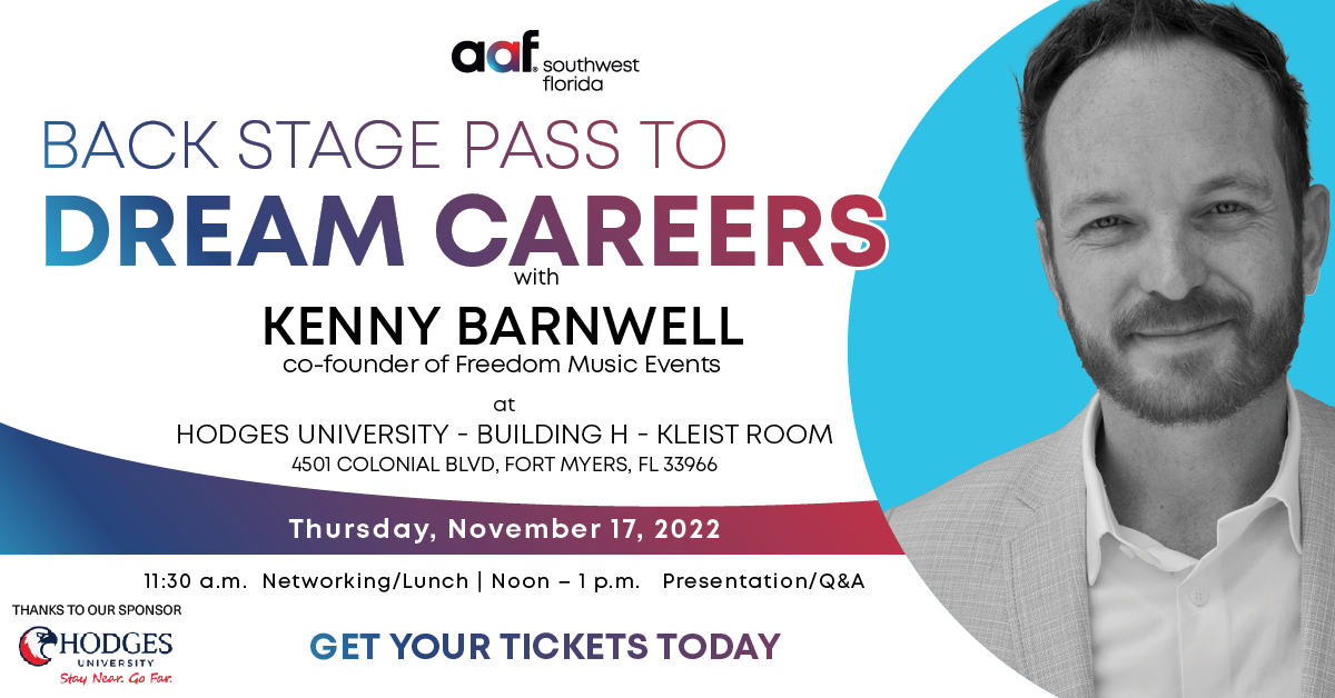 Back Stage Pass to Dream Careers - American Advertising Federation ...